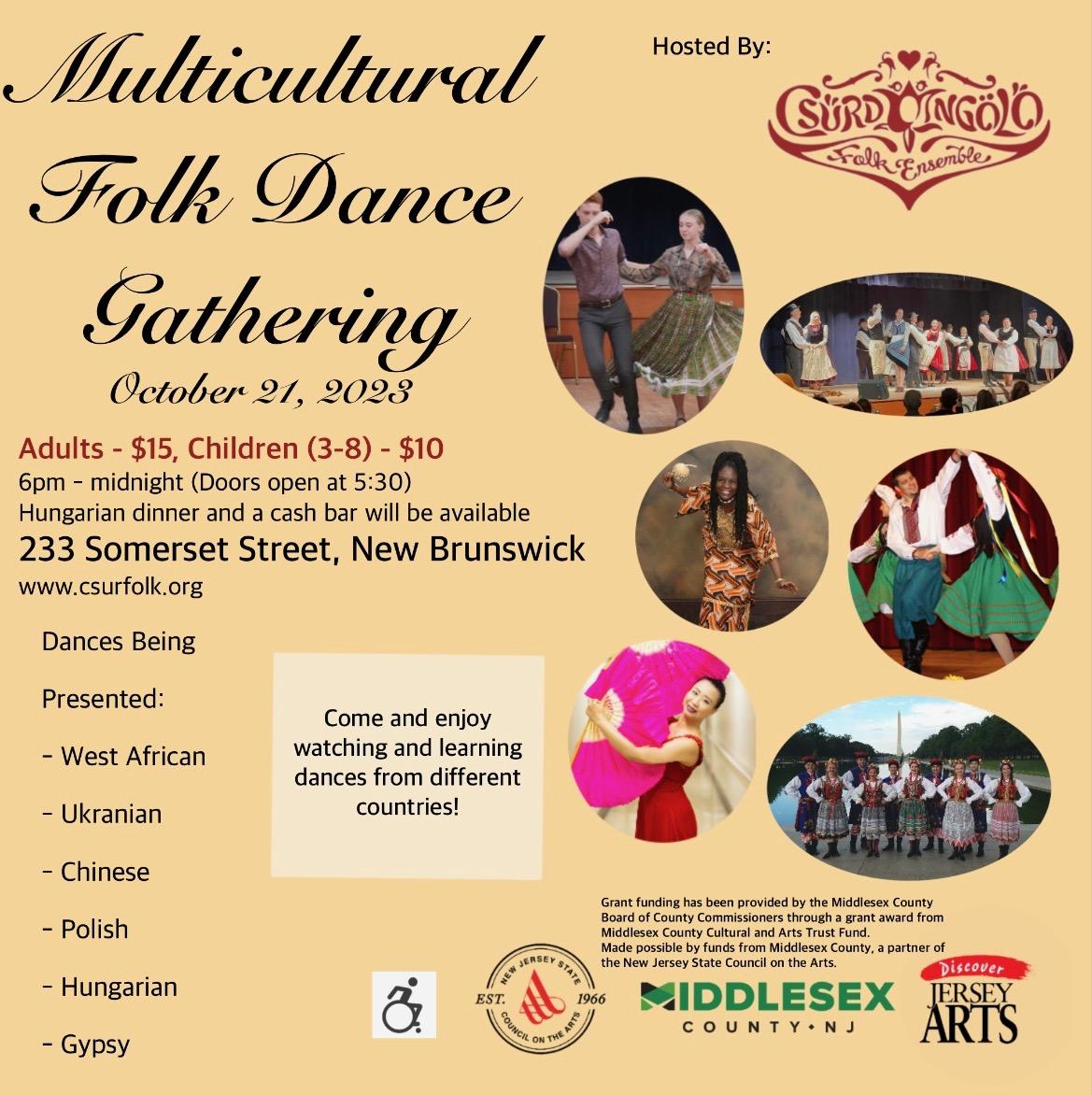 Multicultural Folk Dance Gathering – Hungarian American Athletic Club